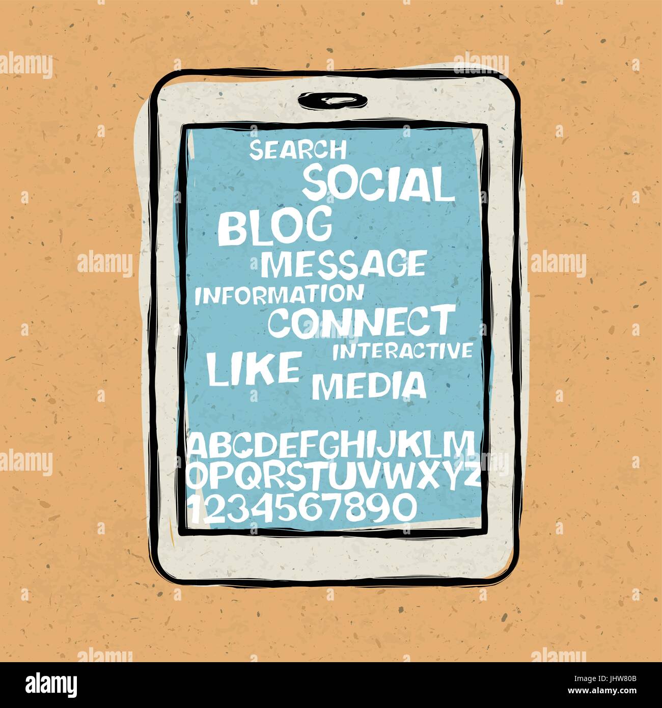 Tablet device concept. Vector, EPS10 Stock Vector Image & Art - Alamy