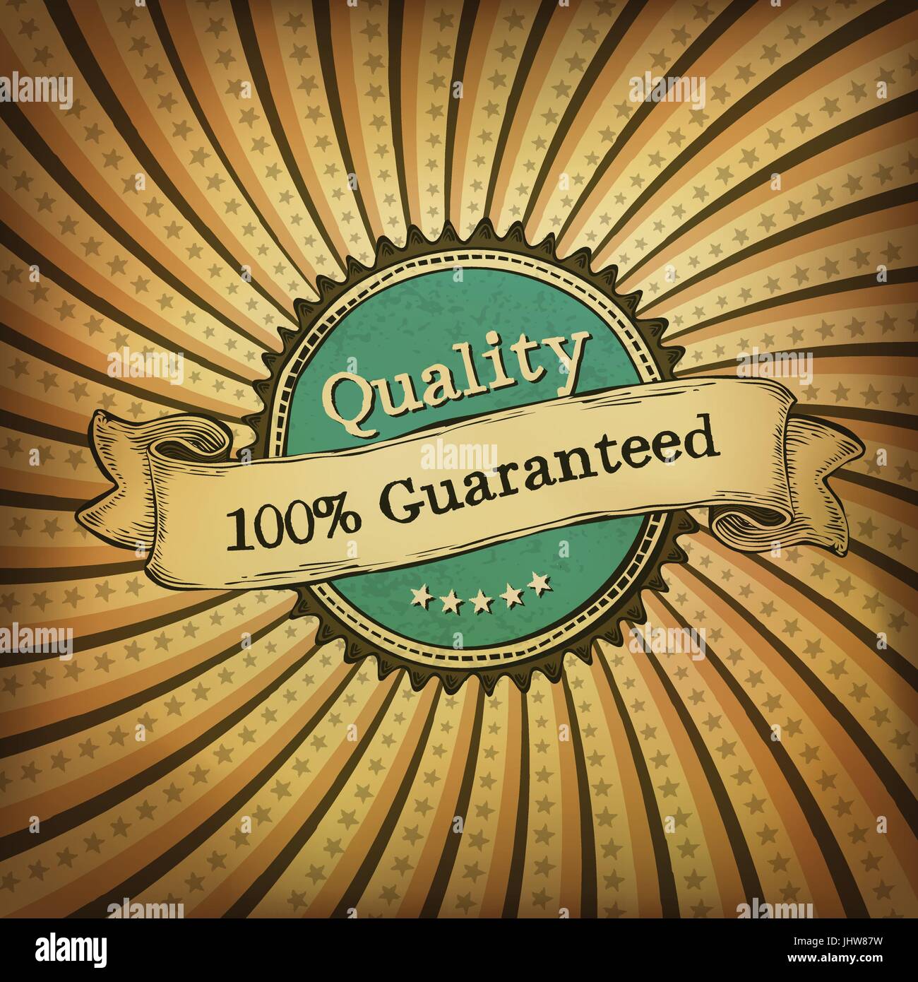 Vintage label rays vector Stock Vector Images - Alamy