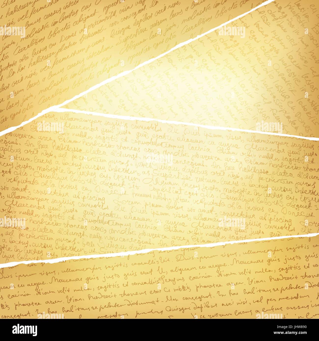 Vintage torn pages background, vector, EPS10 Stock Vector Image & Art ...