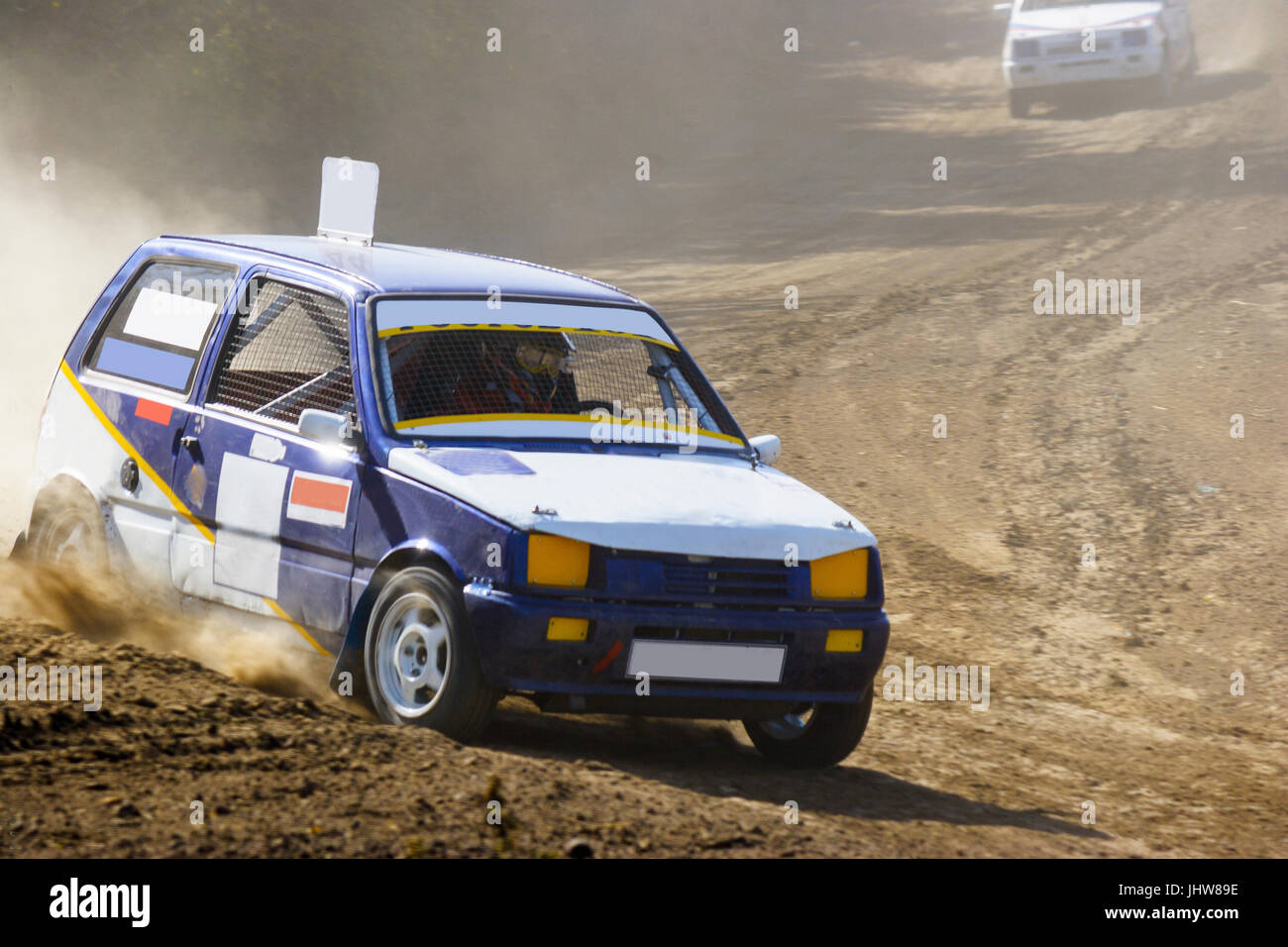 Rally car on a racing track Stock Photo - Alamy