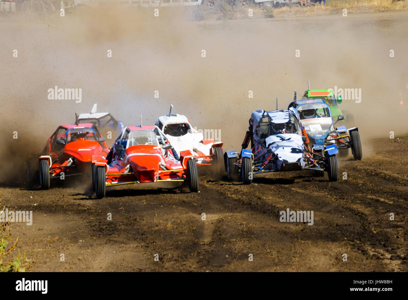 Rally car on a racing track Stock Photo - Alamy