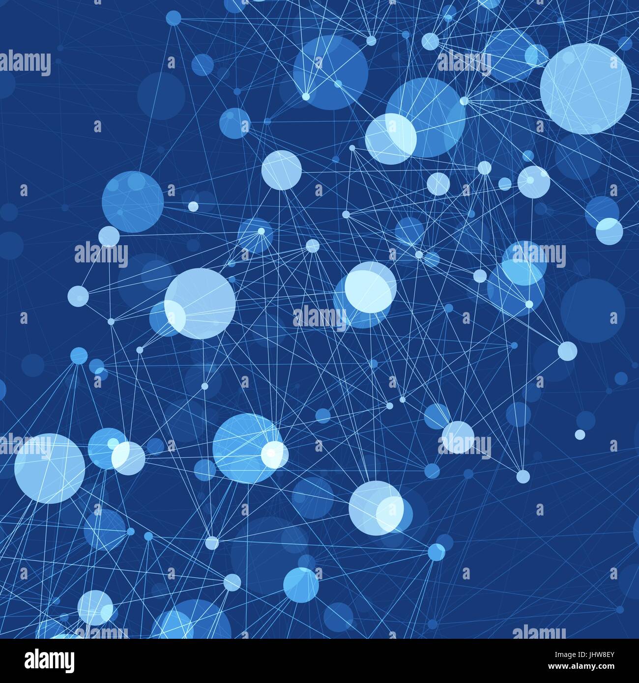 Abstract Blue Communications Concept Background Stock Vector Image ...