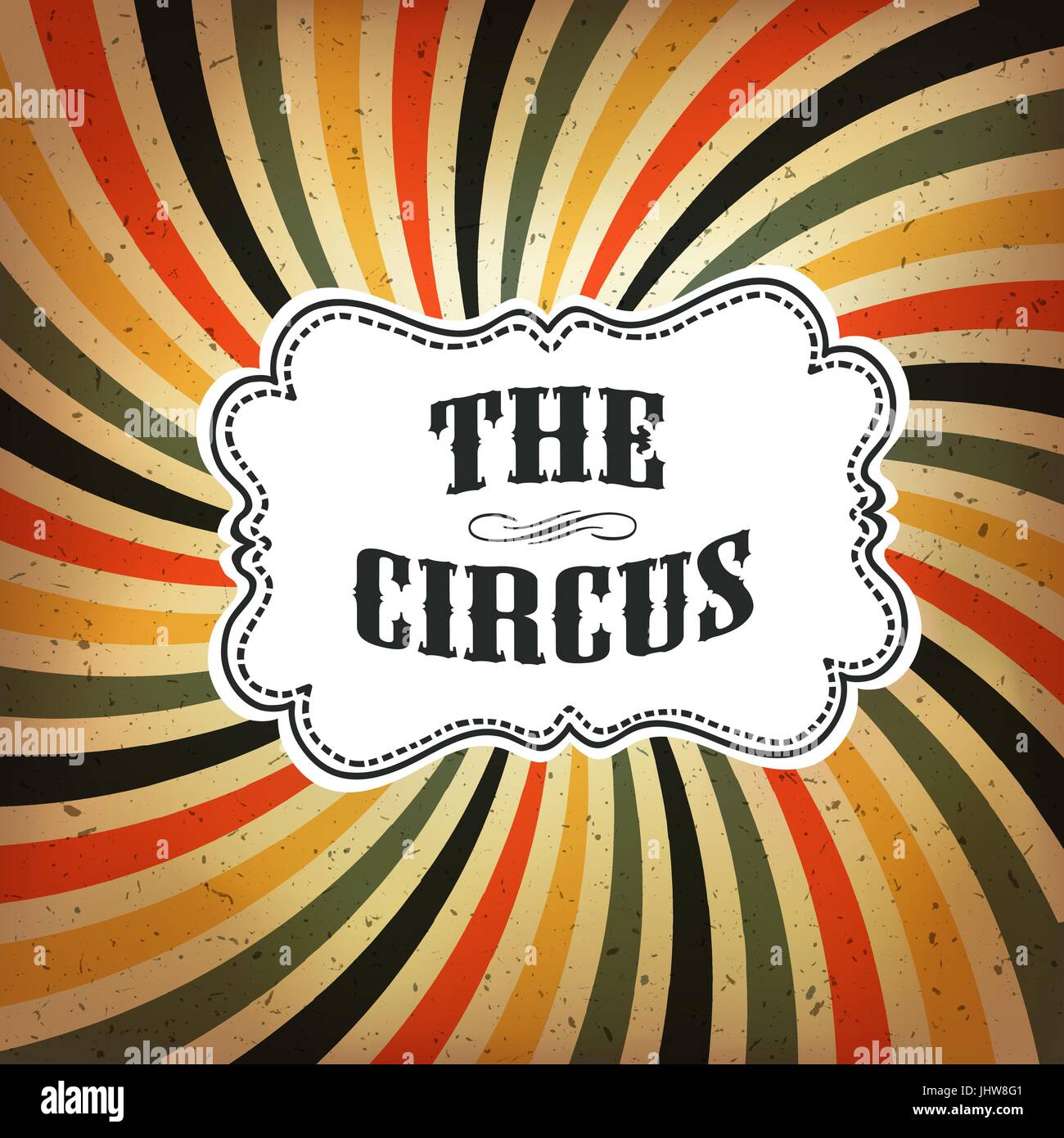 Circus Abstract Poster with Colored Rays Background Stock Vector Image ...