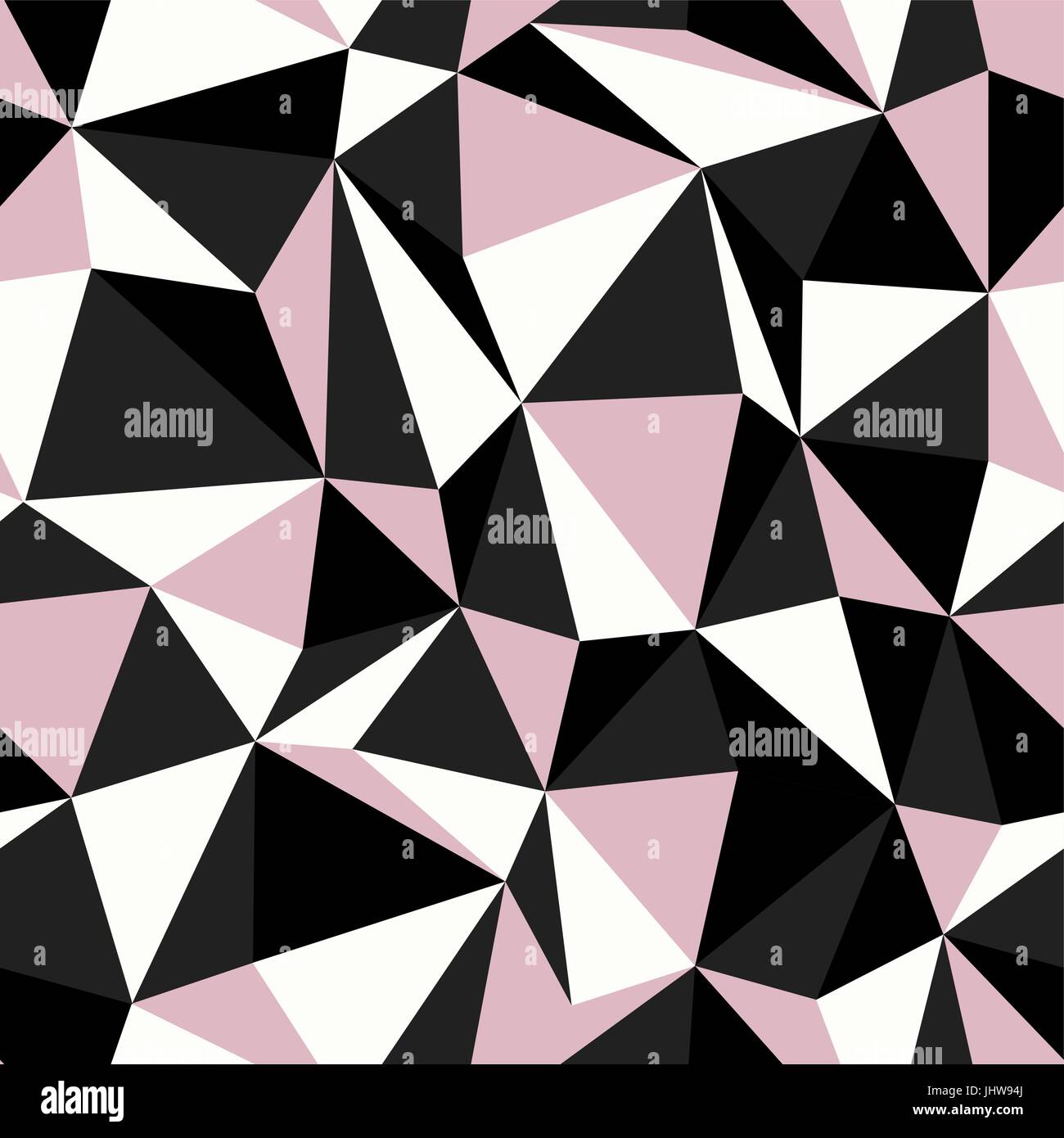 Black and Pink Colors Triangle Seamless Pattern Stock Vector Image ...