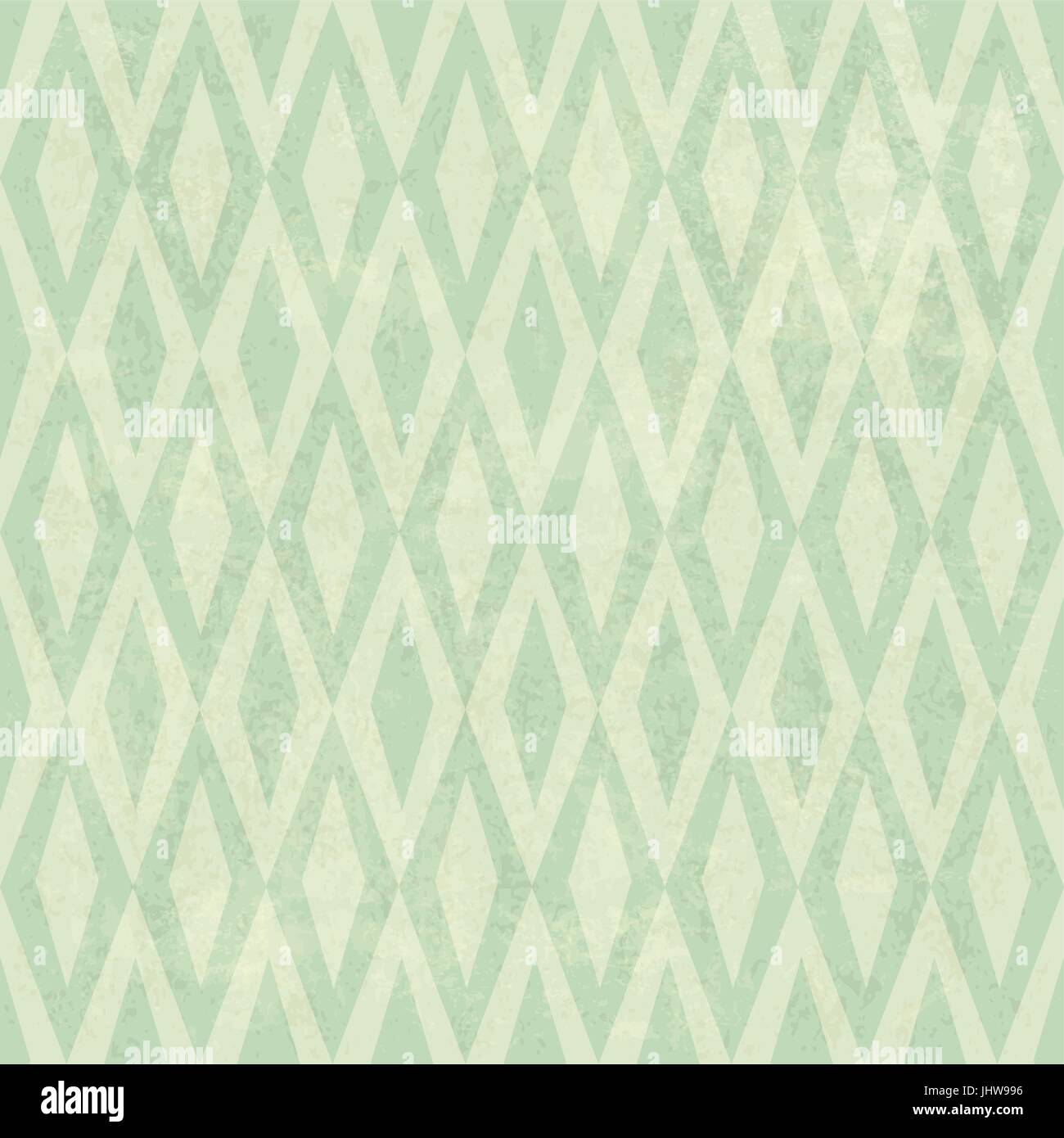 Seamless Vintage Rhombus Pattern. With Grunge Textured Background Stock ...
