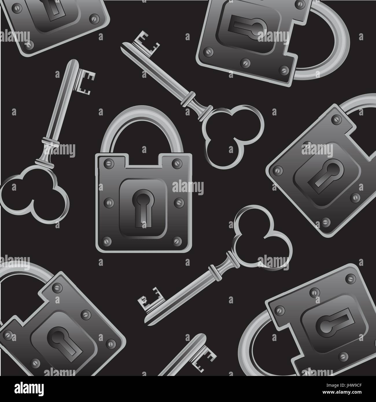 Lock and key Stock Vector Image & Art - Alamy