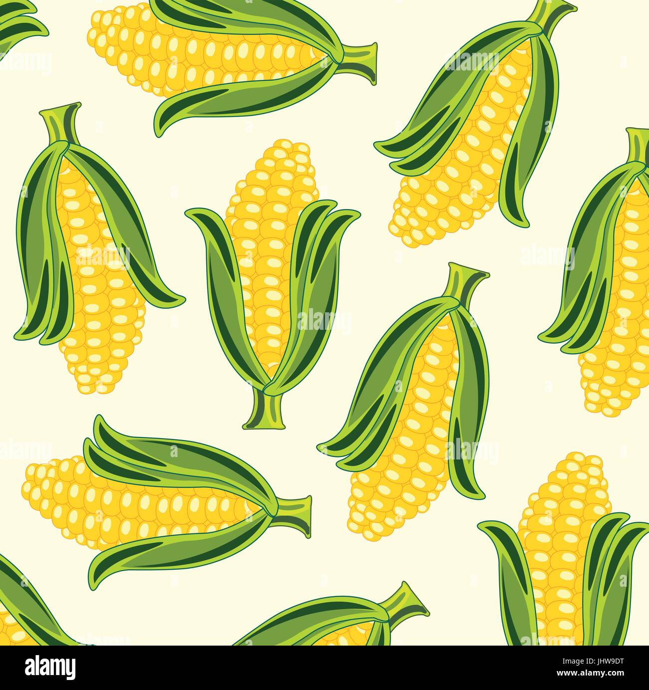 Juicy corn Stock Vector Images - Alamy
