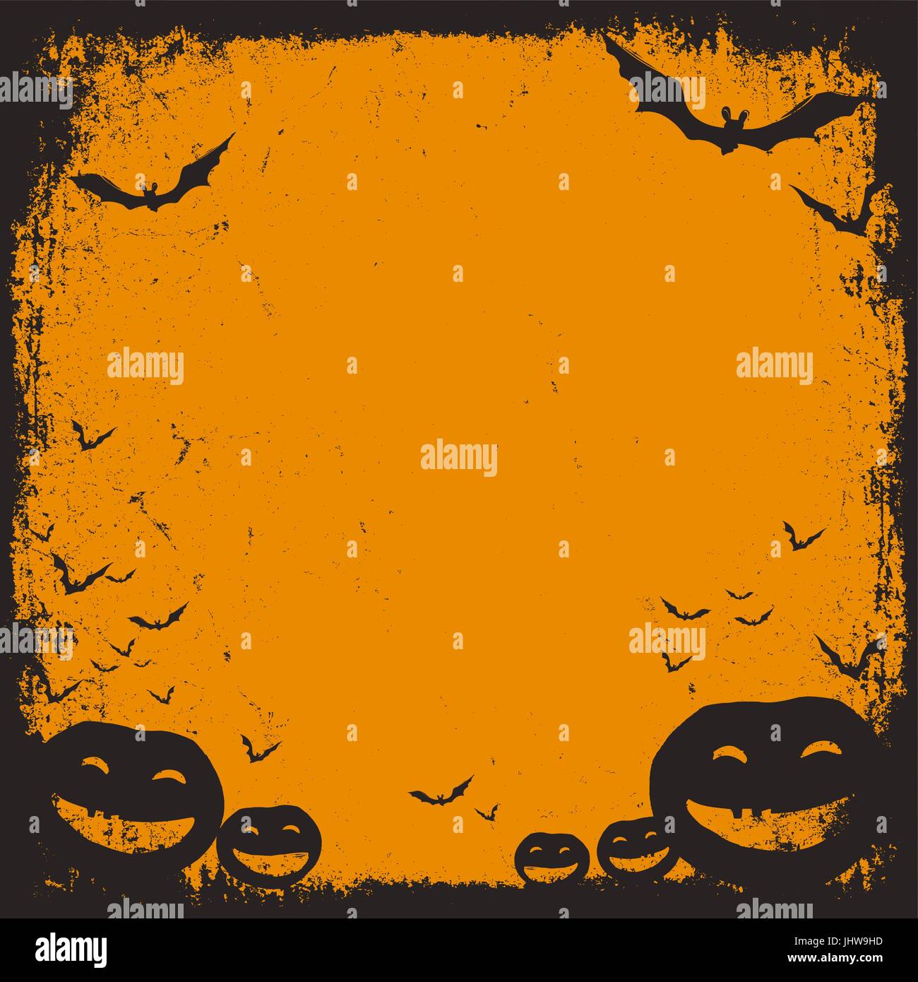 Halloween themed background with space for text Stock Vector Image ...