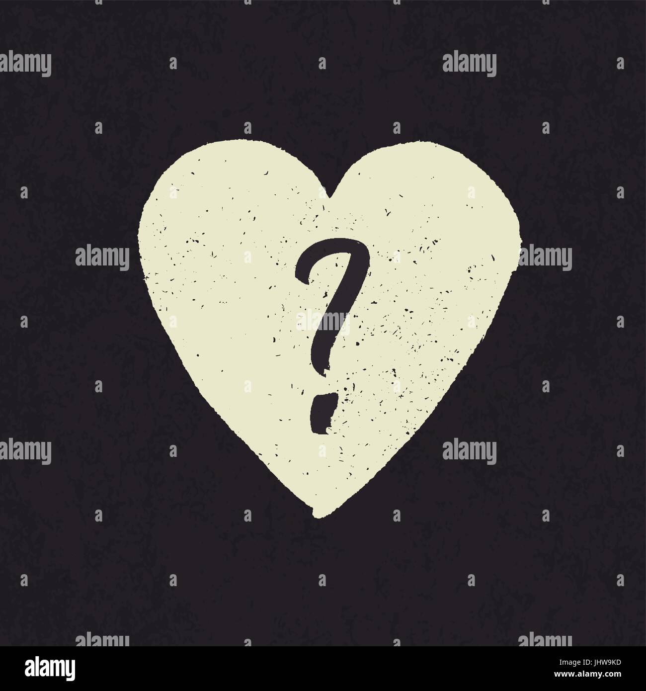 Heart question mark hi-res stock photography and images - Alamy