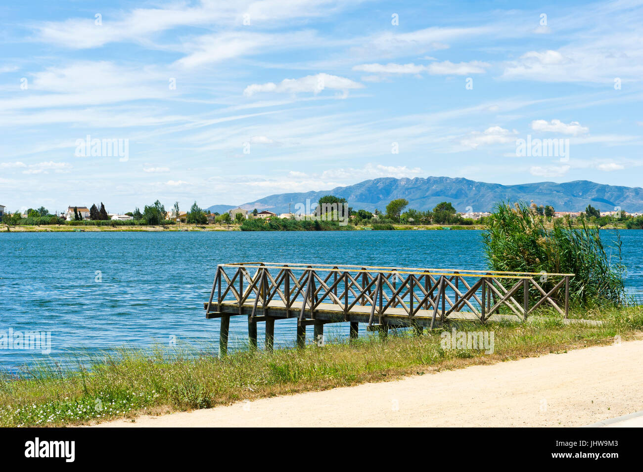 River Ebre, Deltebre, Delta se lEbre, Eastern Spain Stock Photo - Alamy