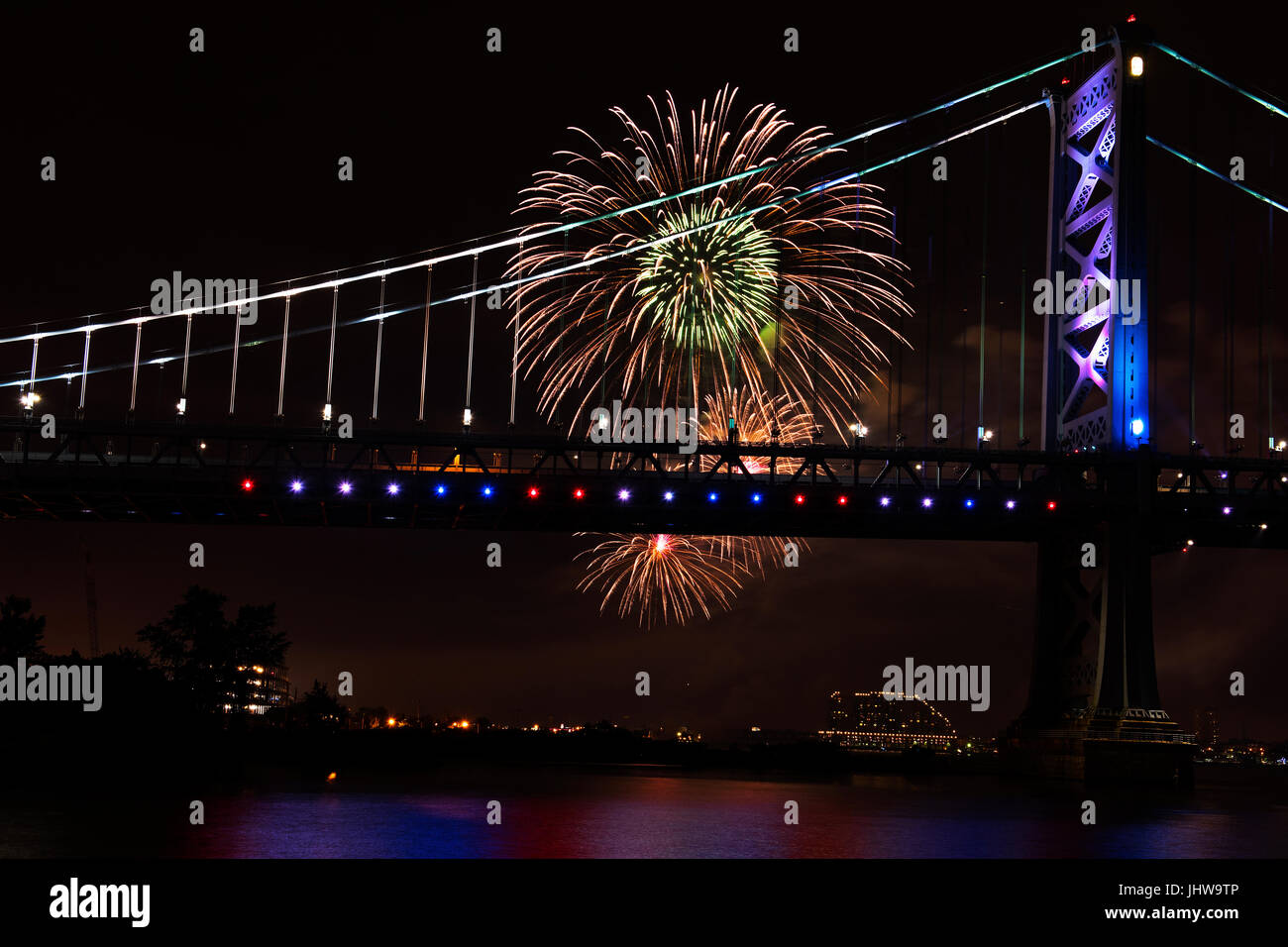Philadelphia fireworks hi-res stock photography and images - Alamy