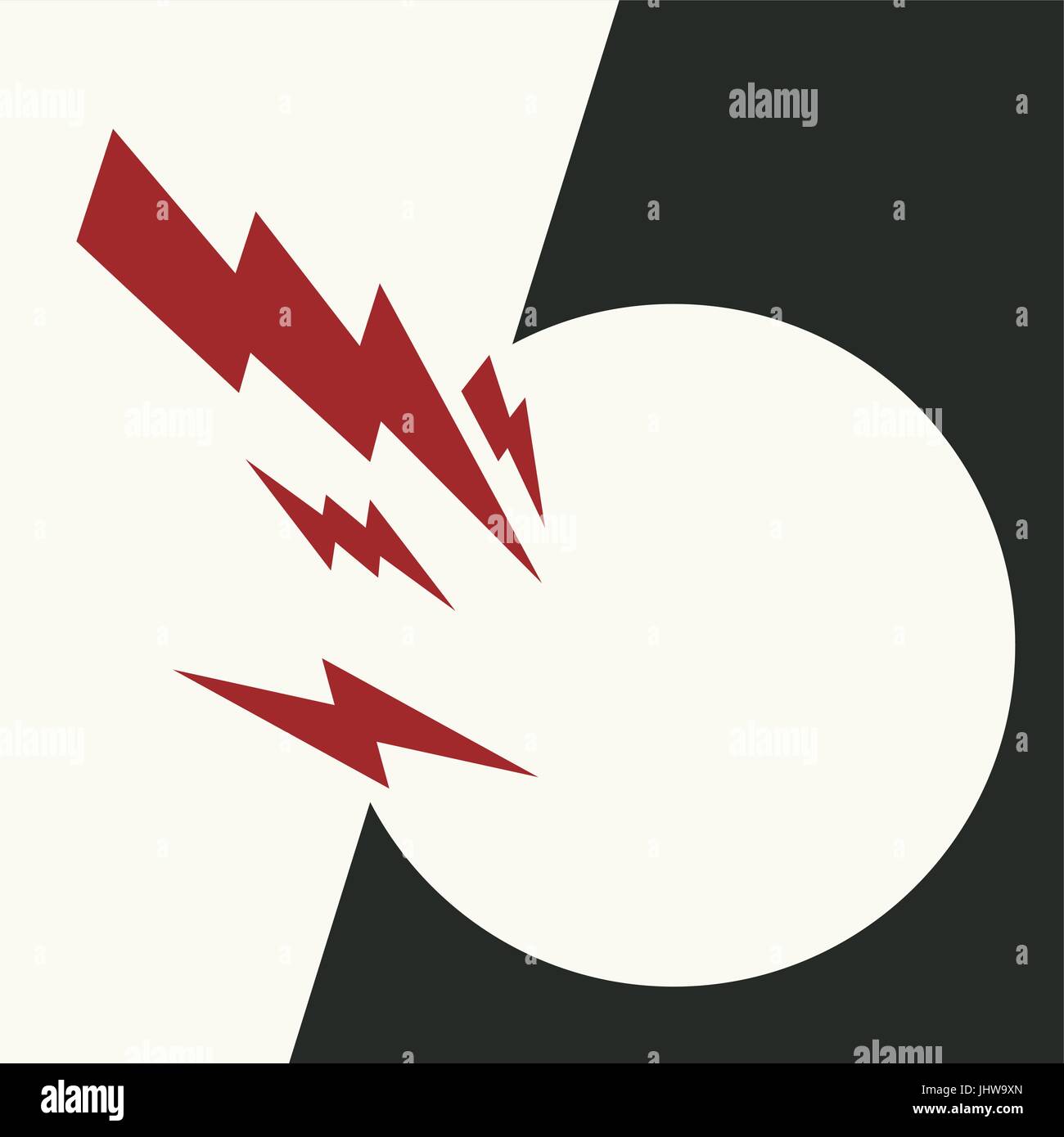 Arrow through wall Stock Vector Images - Alamy