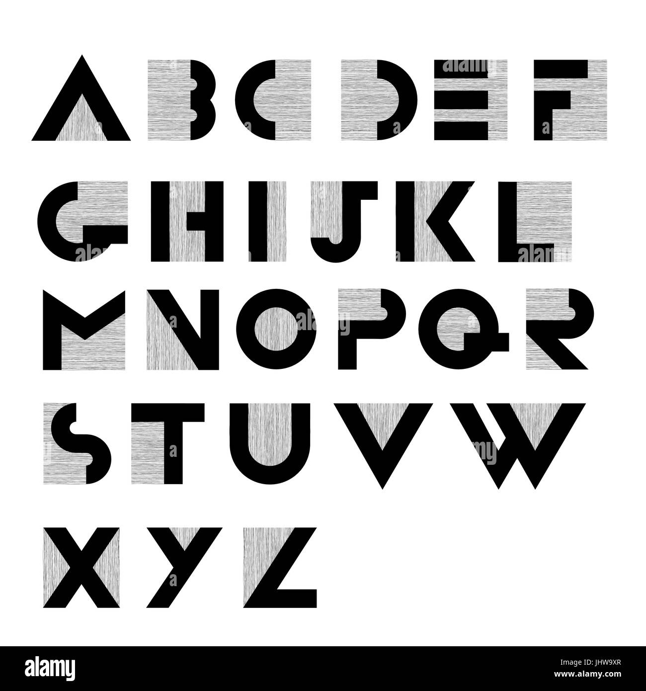 Decorative fonts Cut Out Stock Images & Pictures - Alamy