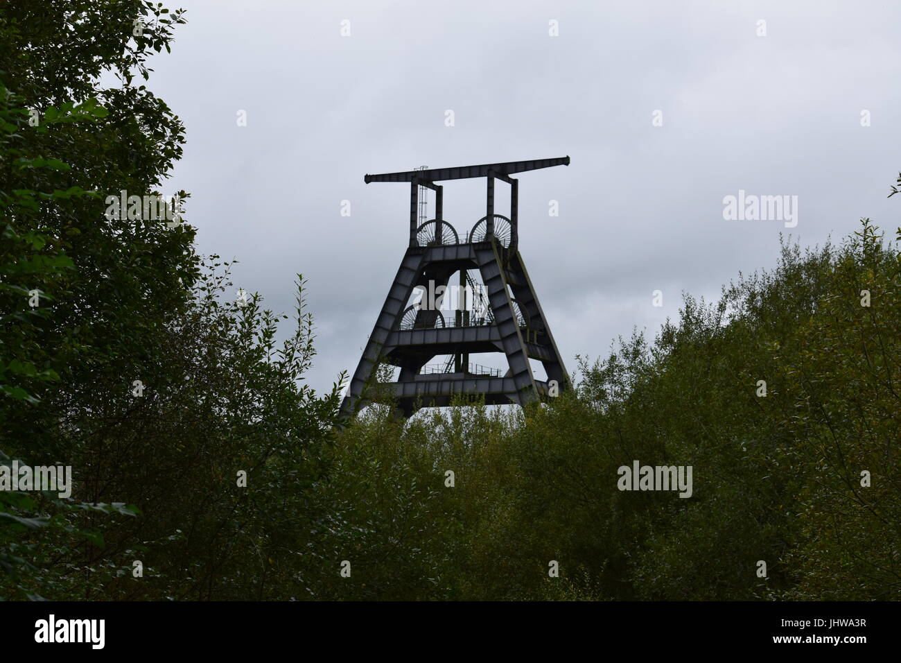 Industrial heritage, Barony A-frame Stock Photo - Alamy