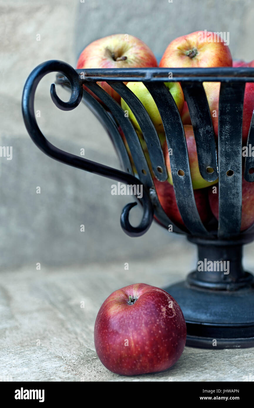 Still Life With Basket Of Apples