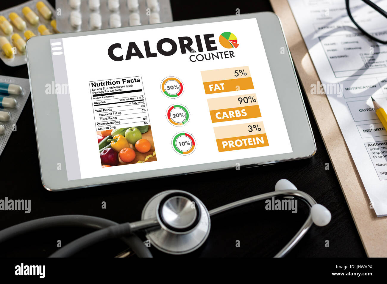 CALORIE counting counter application Medical eating healthy Diet ...