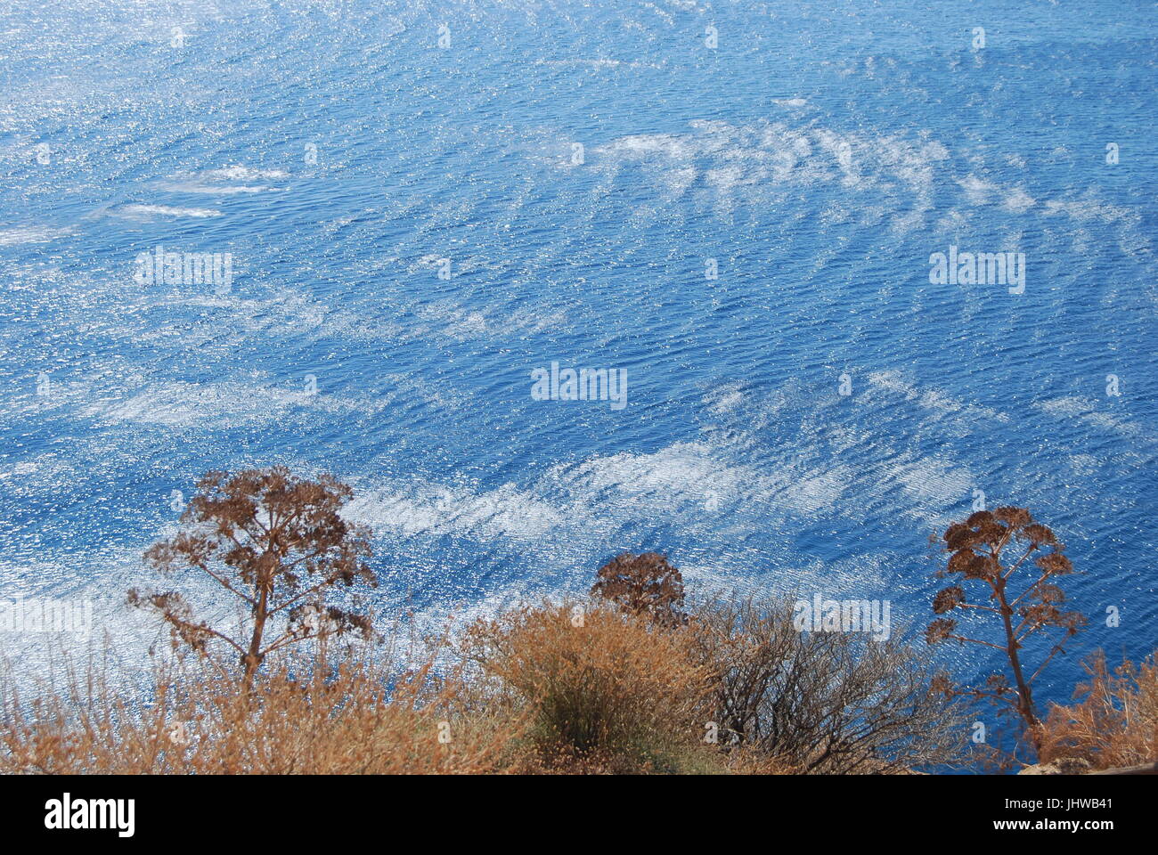 Blue Aegean Sea Stock Photo - Alamy