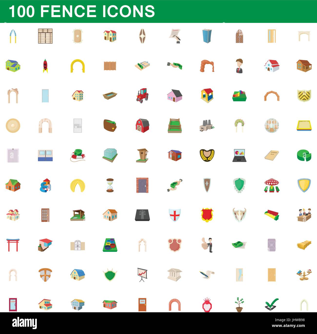 Old farm fences Stock Vector Images - Alamy