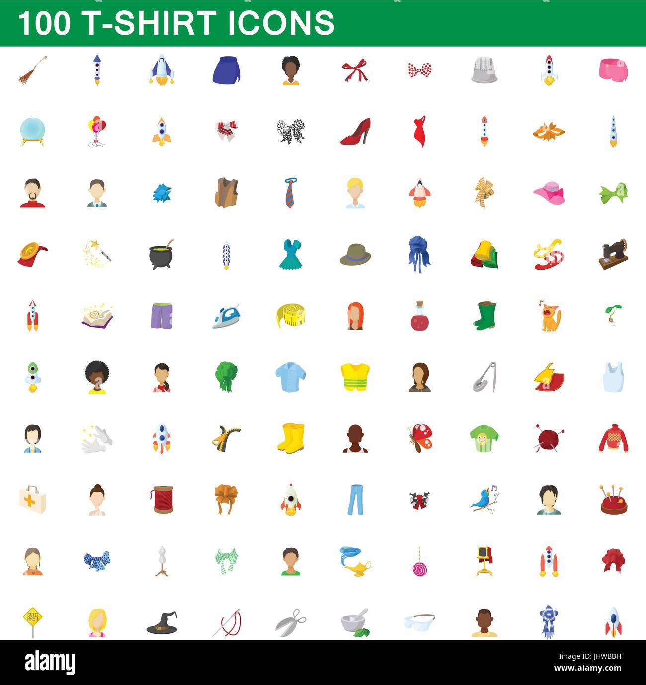 Laundry icons set cartoon Stock Vector Images - Alamy