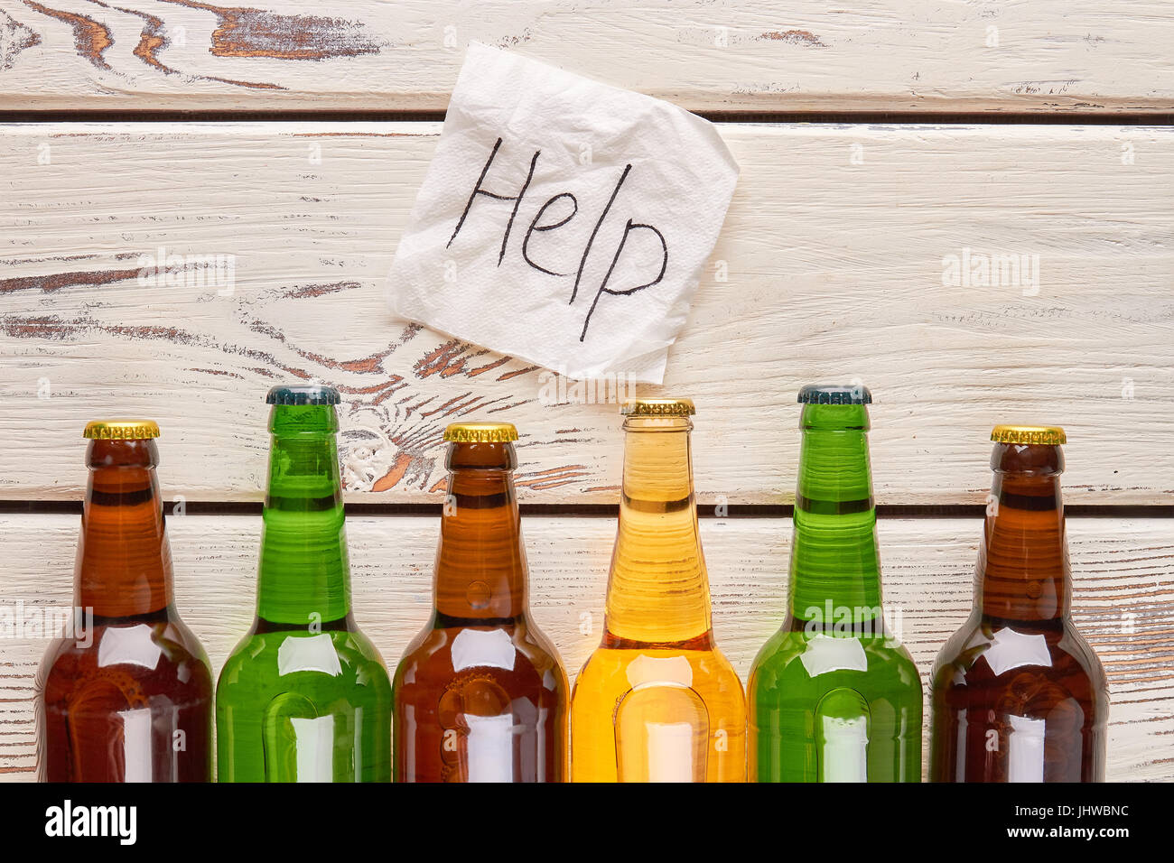 Help to be saved from alcoholism Stock Photo - Alamy