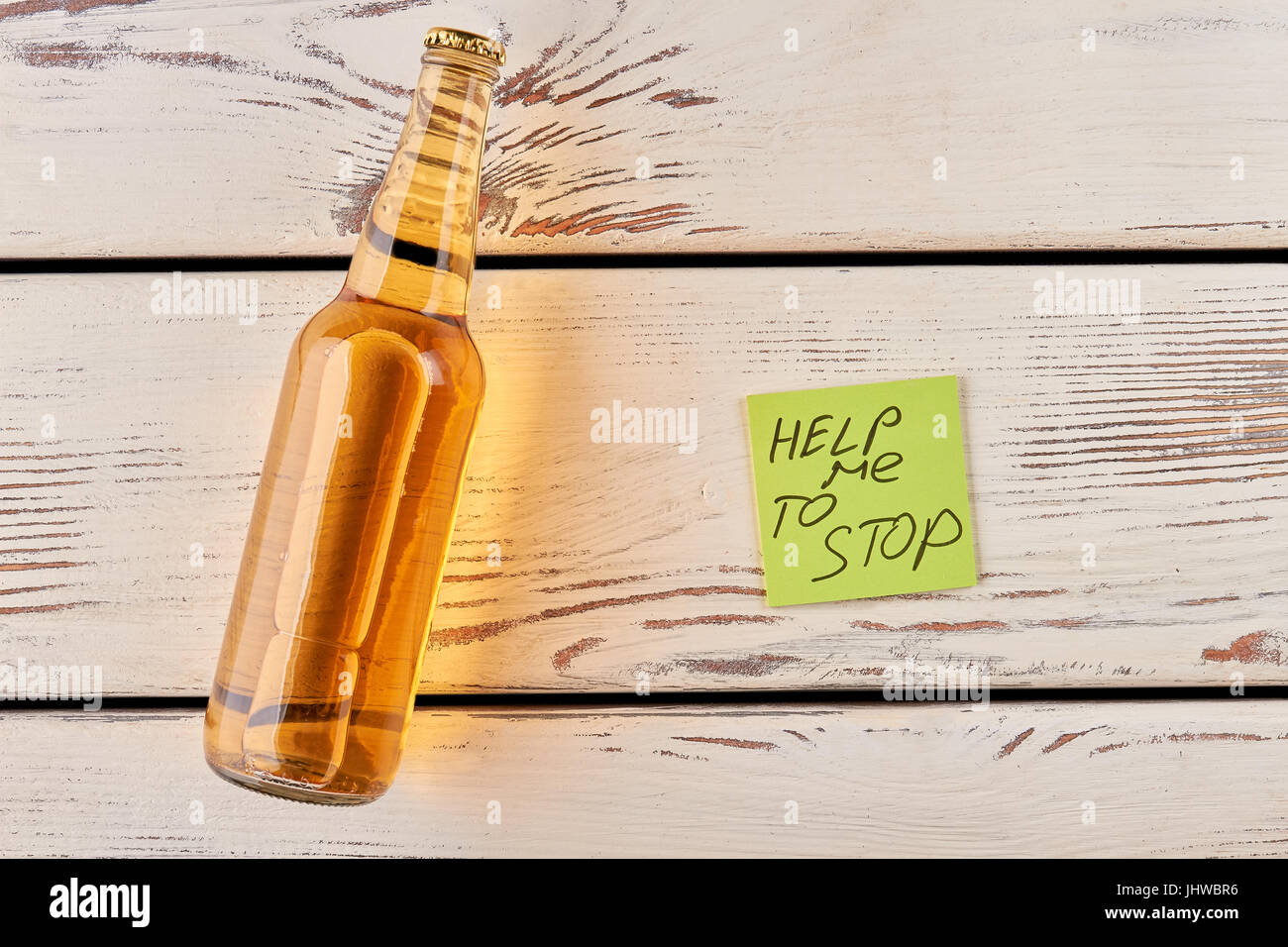 Choice life or alcoholism Stock Photo - Alamy