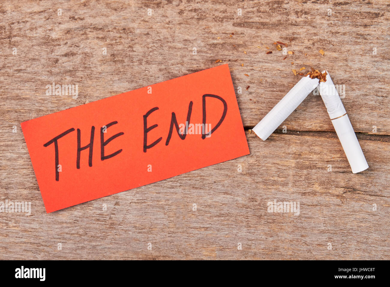 The end message hi-res stock photography and images - Alamy