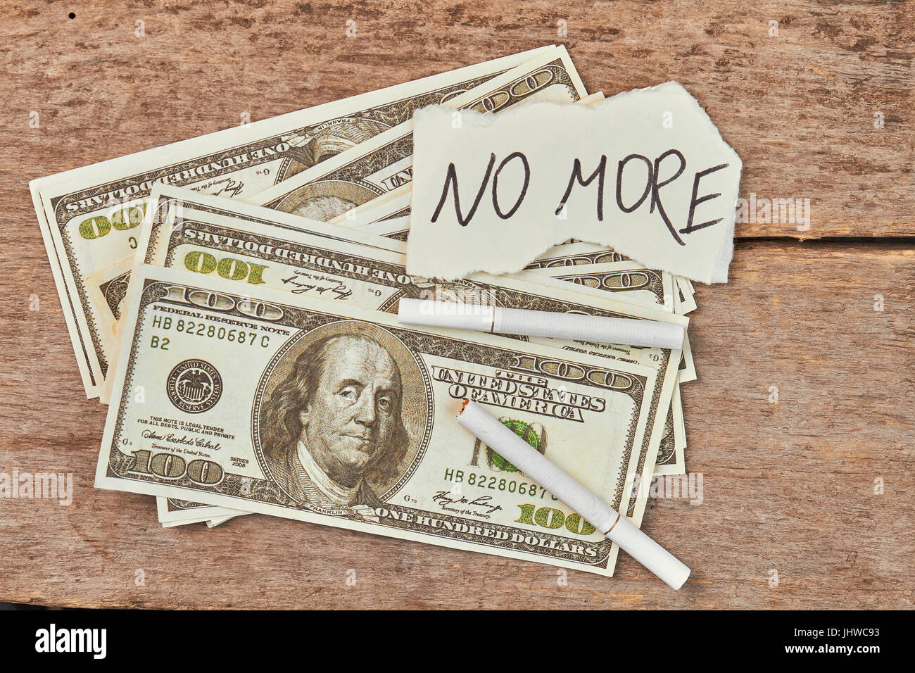 No more cigarette smoking concept Stock Photo - Alamy
