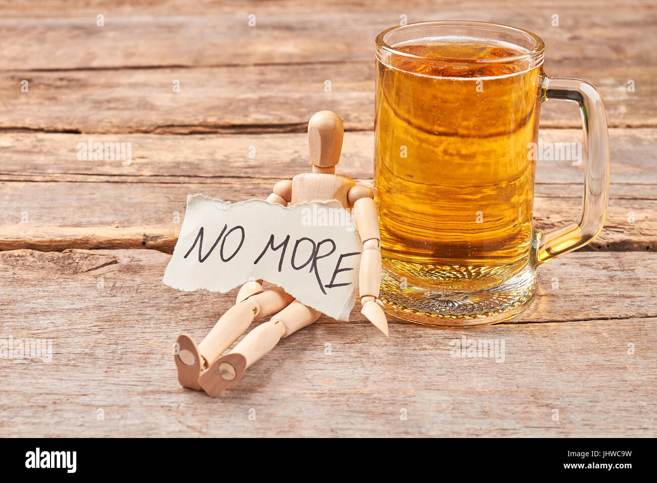 No more alcohol drinking concept Stock Photo, Royalty Free Image ...