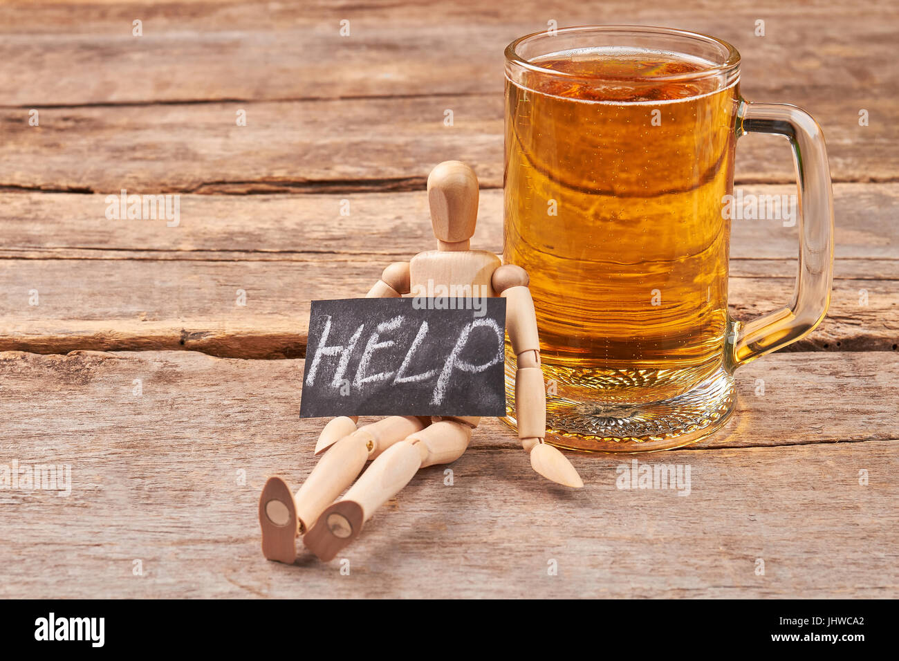 Help to get rid of alcohol Stock Photo - Alamy