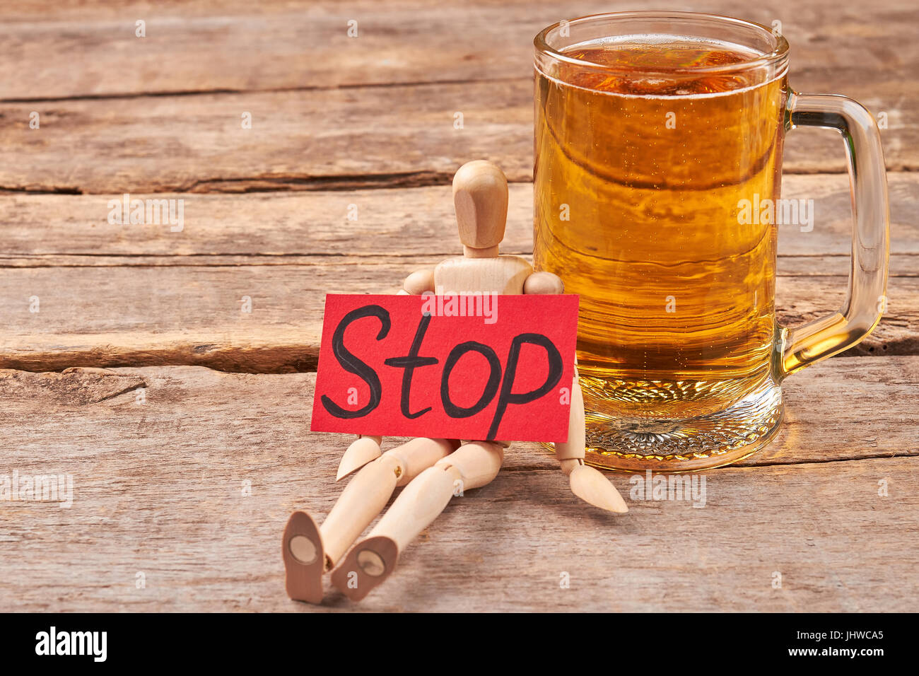 Beer addiction how to stop Stock Photo - Alamy