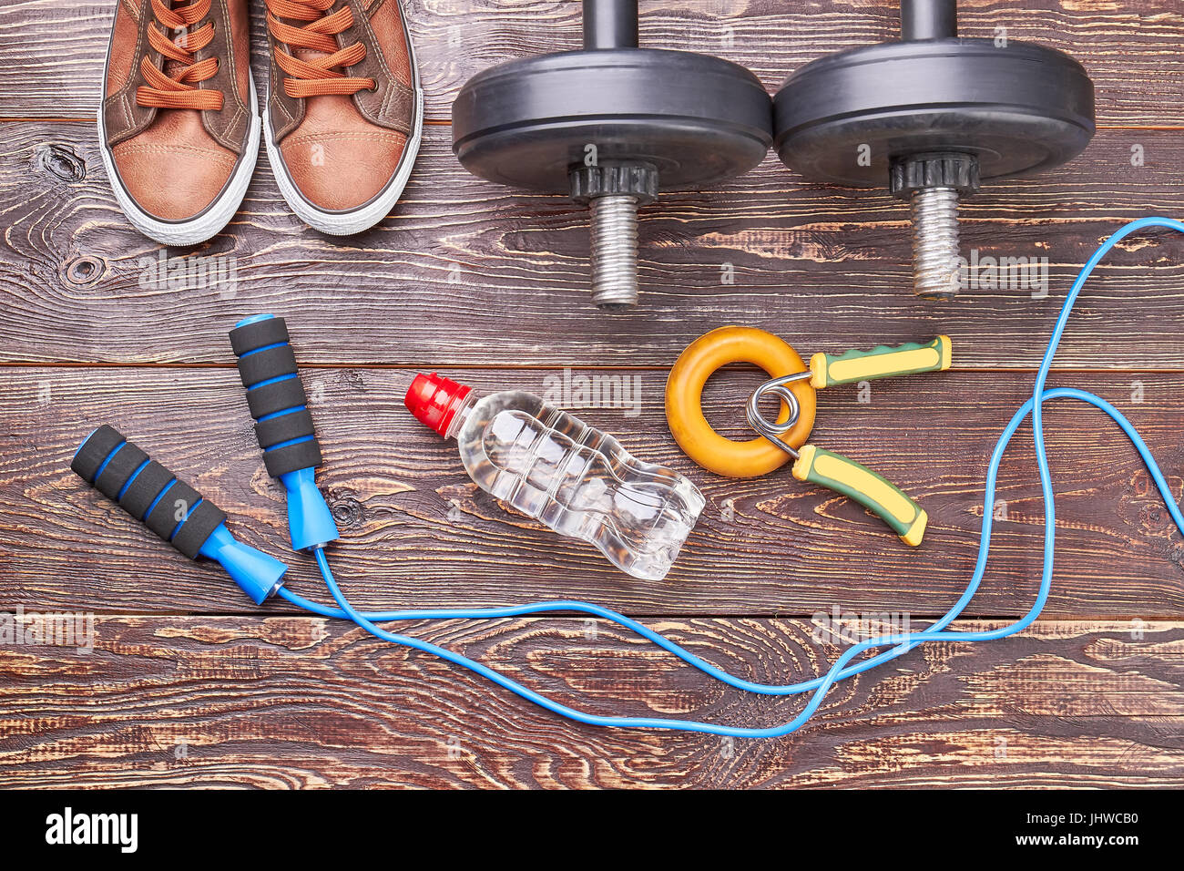 Get fit with gym training Stock Photo - Alamy