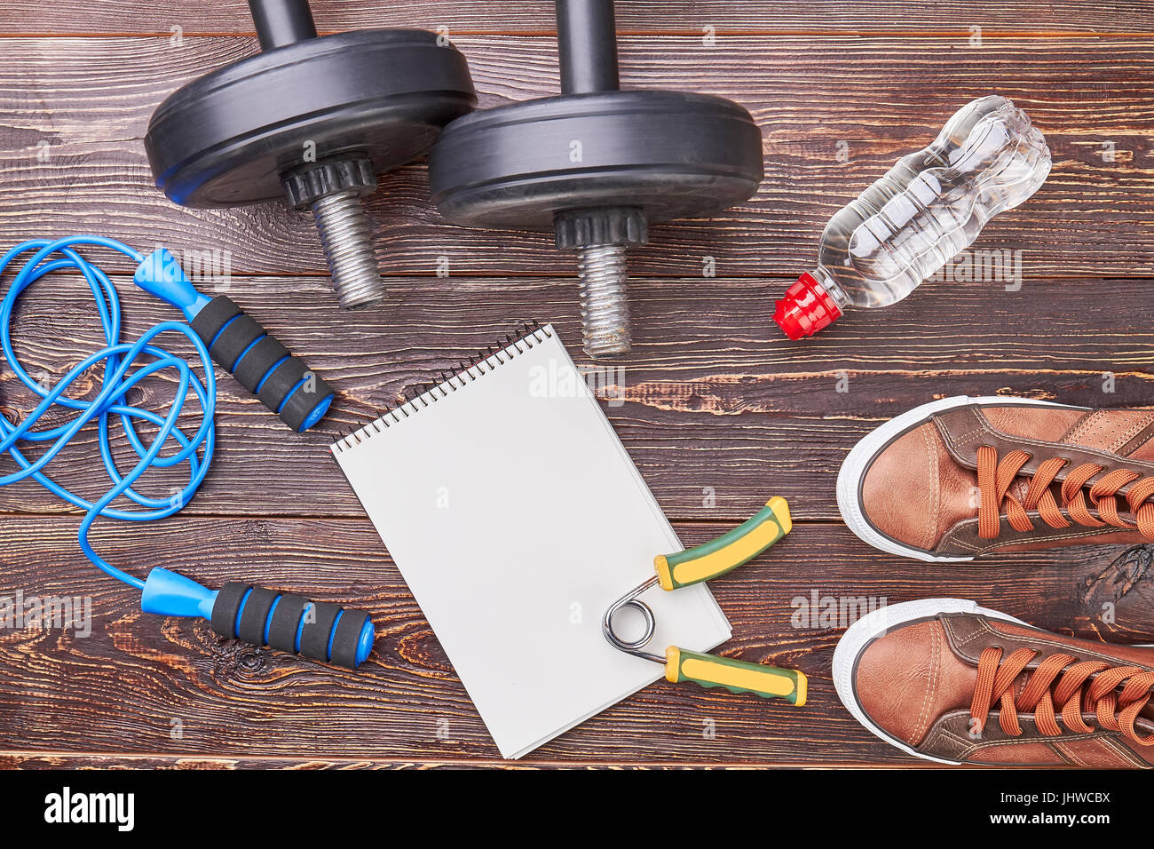 Sport equipment background Stock Photo - Alamy
