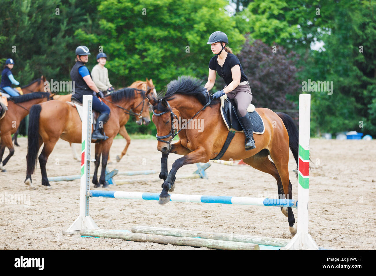 Obstacles in the arena hi-res stock photography and images - Alamy