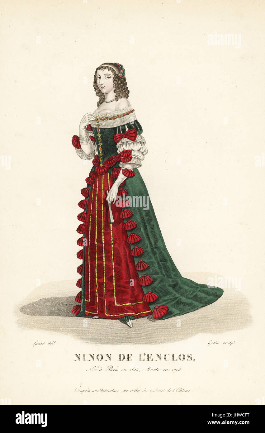 French courtesan ninon de lenclos hi-res stock photography and images ...