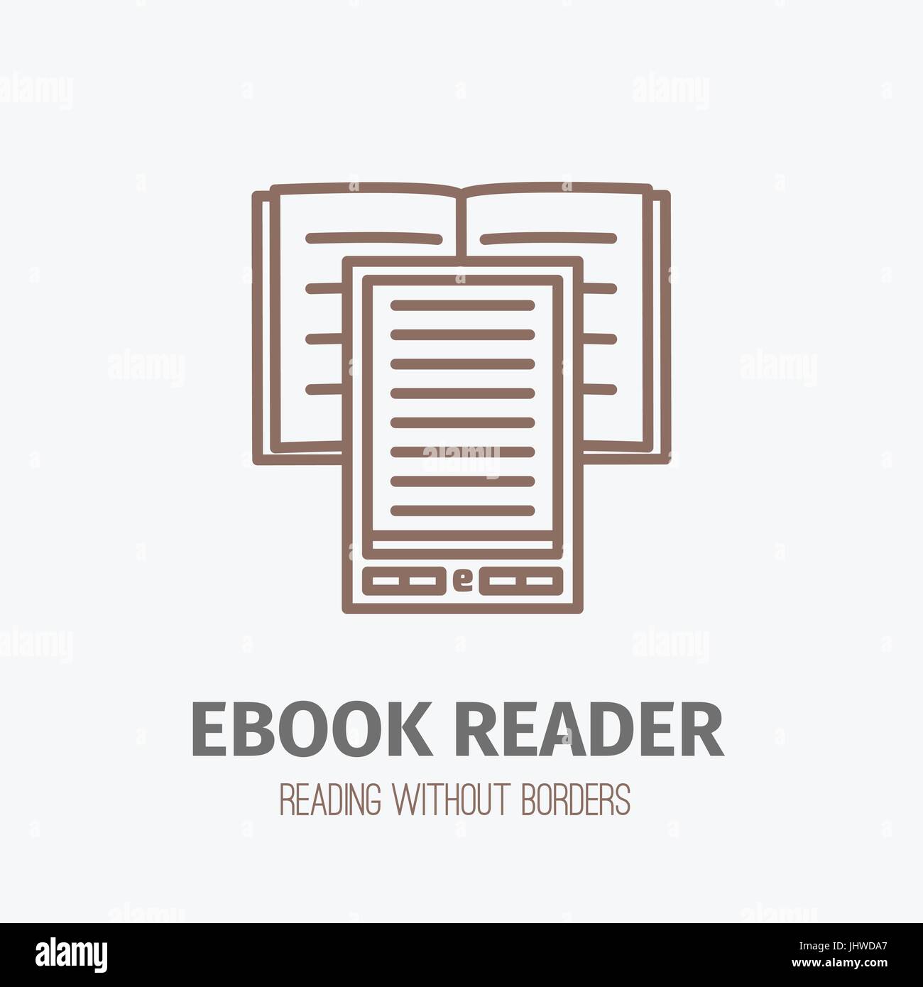 Digital Reader Stock Vector Images - Alamy