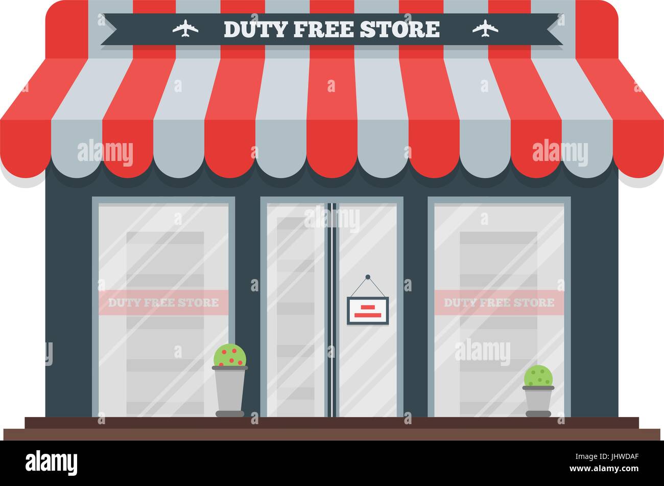 International duty free shop Stock Vector Images - Alamy