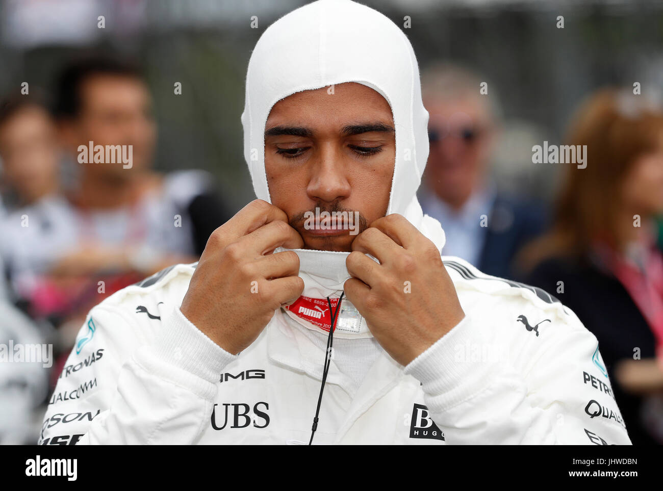 Mercedes' Lewis Hamilton during the 2017 British Grand Prix at ...