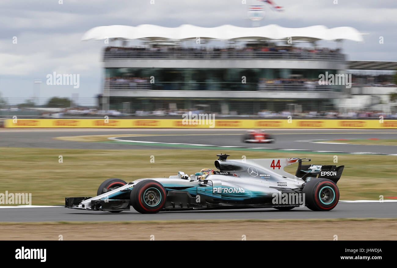 Mercedes' Lewis Hamilton during the 2017 British Grand Prix at ...