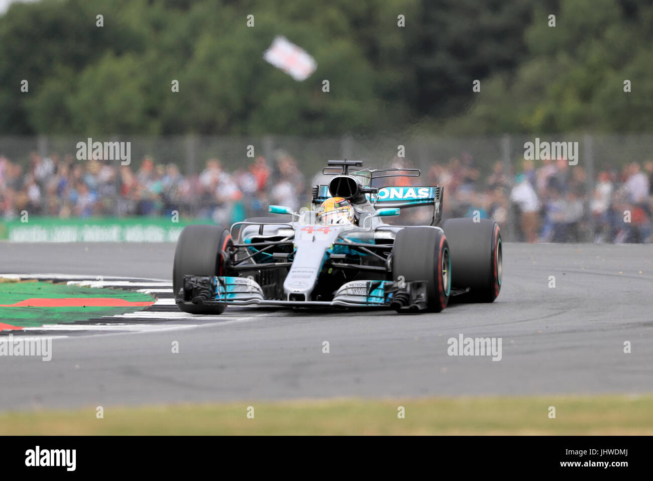 Mercedes' Lewis Hamilton during the 2017 British Grand Prix at ...