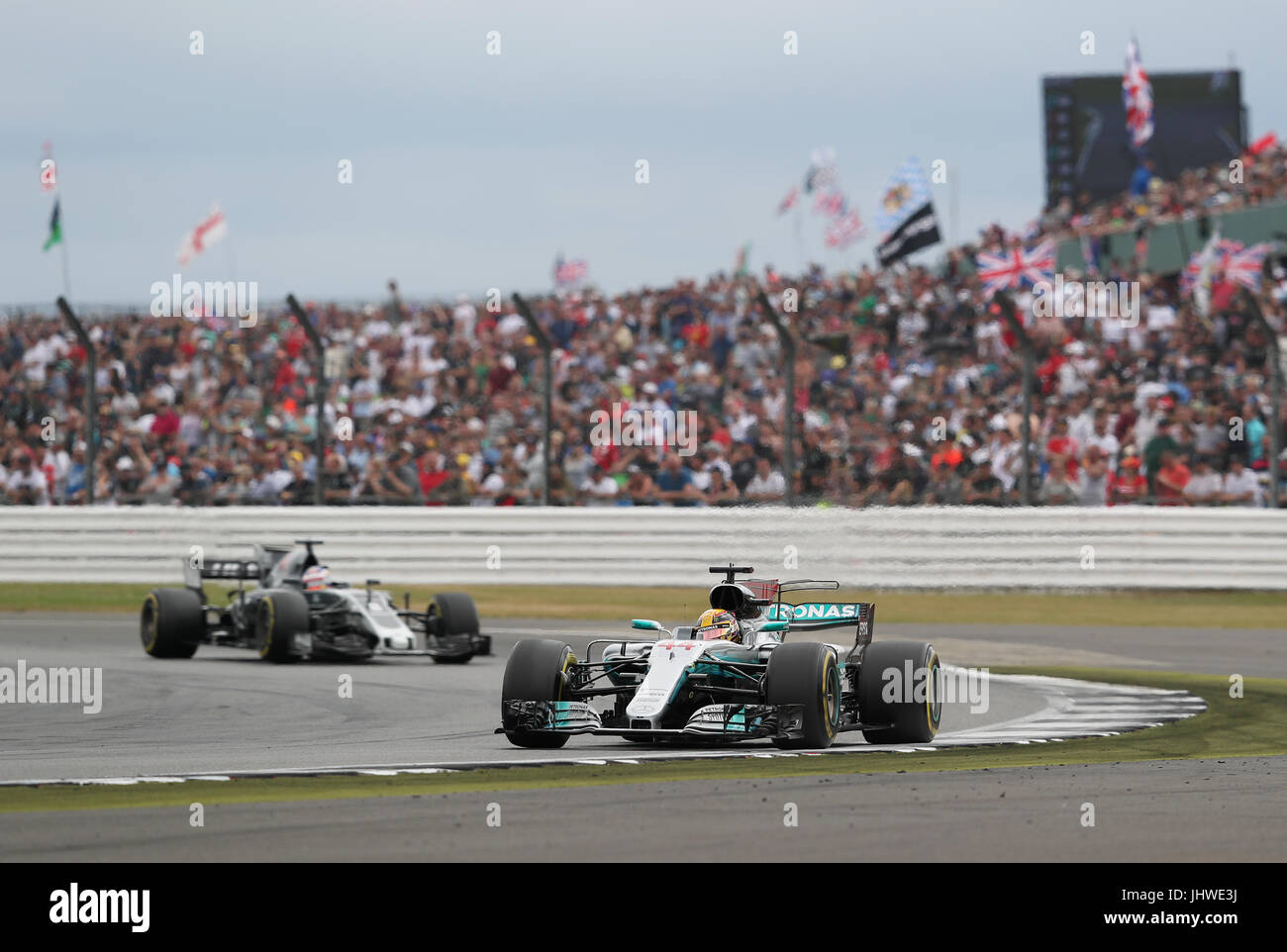 Mercedes' Lewis Hamilton during the 2017 British Grand Prix at ...