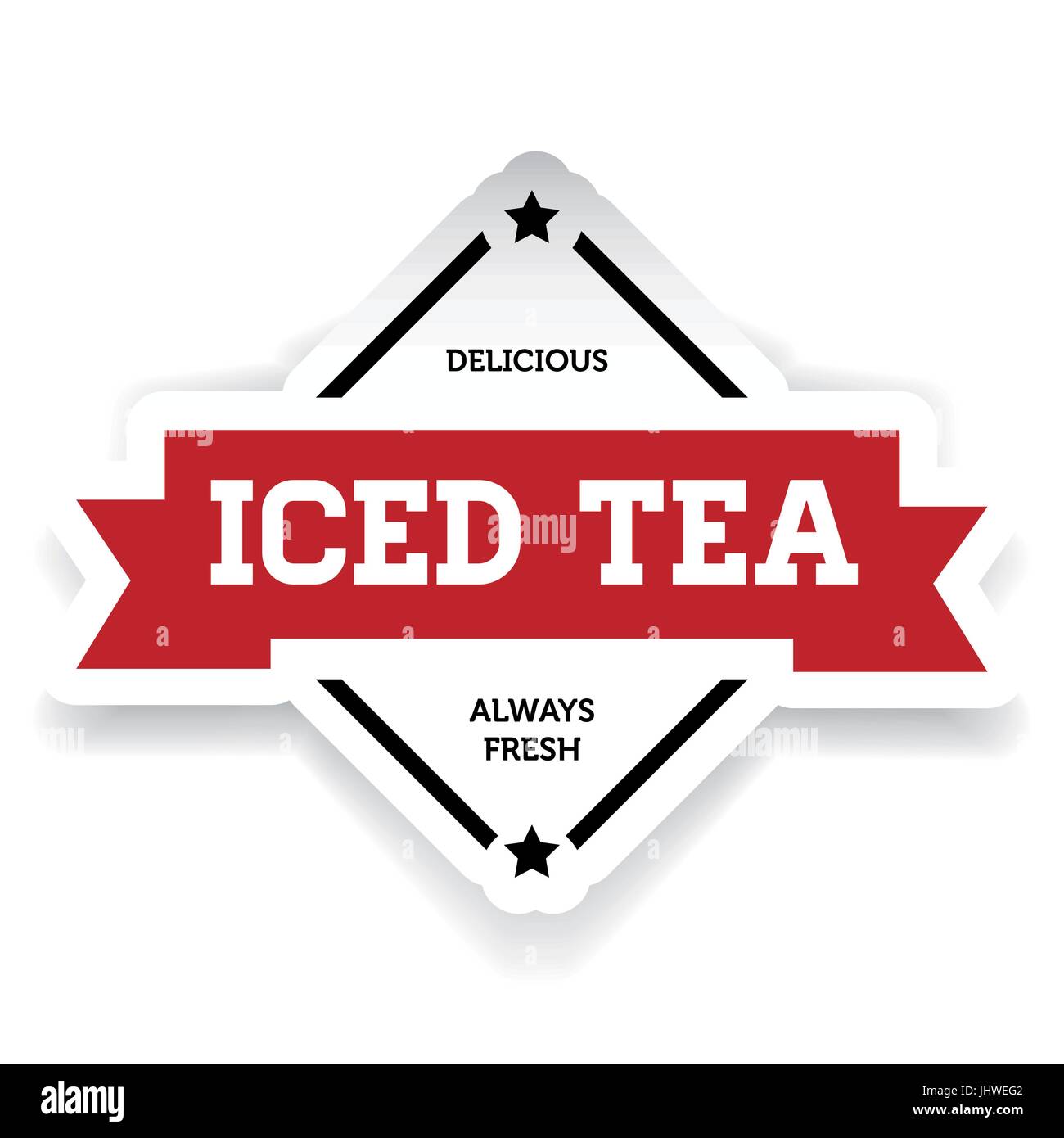 Ice Tea vintage sign vector Stock Vector Image & Art - Alamy
