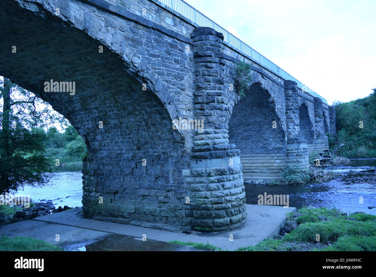 Viaduct, Laigh Milton Railway Bridge Stock Photo - Alamy