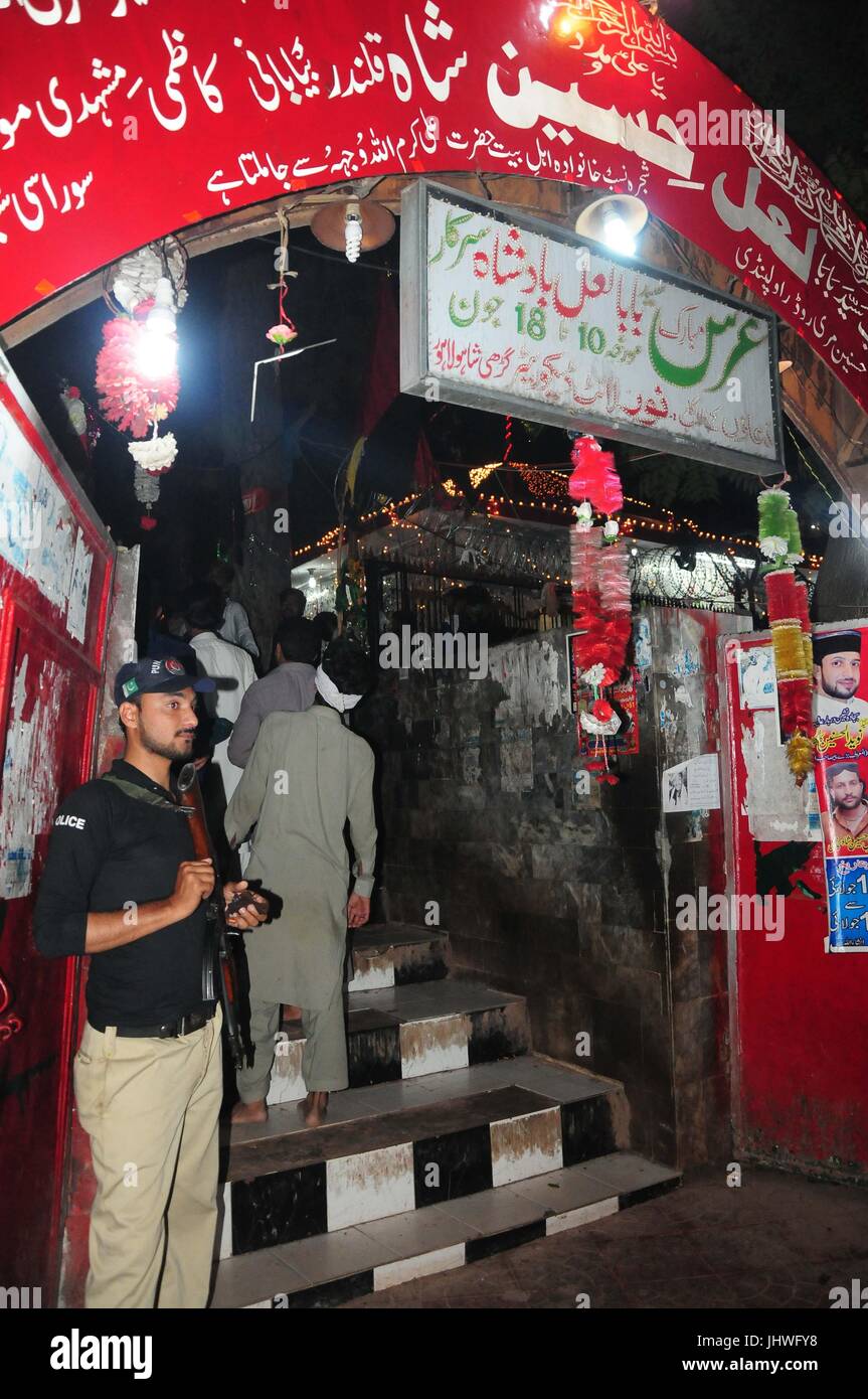 Devotees of Baba Laal Shah Qalander gather on the occasion of his ...
