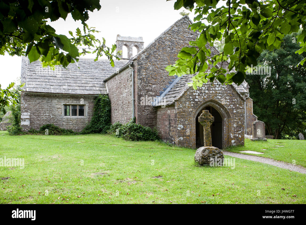 Tyneham Village, near Wareham, Dorset. Part of the Purbecks. Evacuated ...