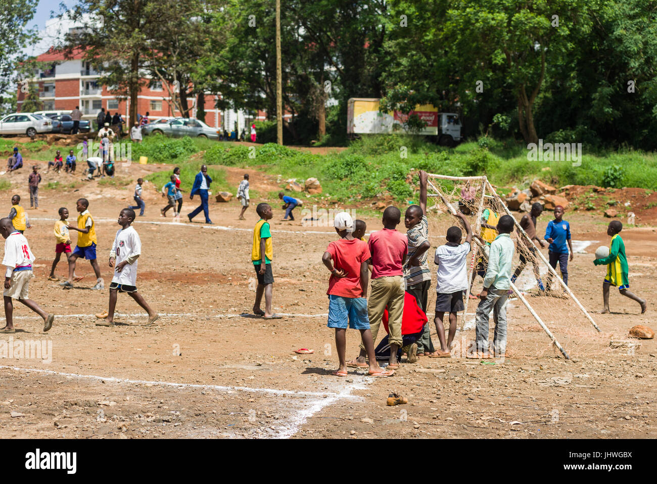 Dusty football pitch hi-res stock photography and images - Alamy