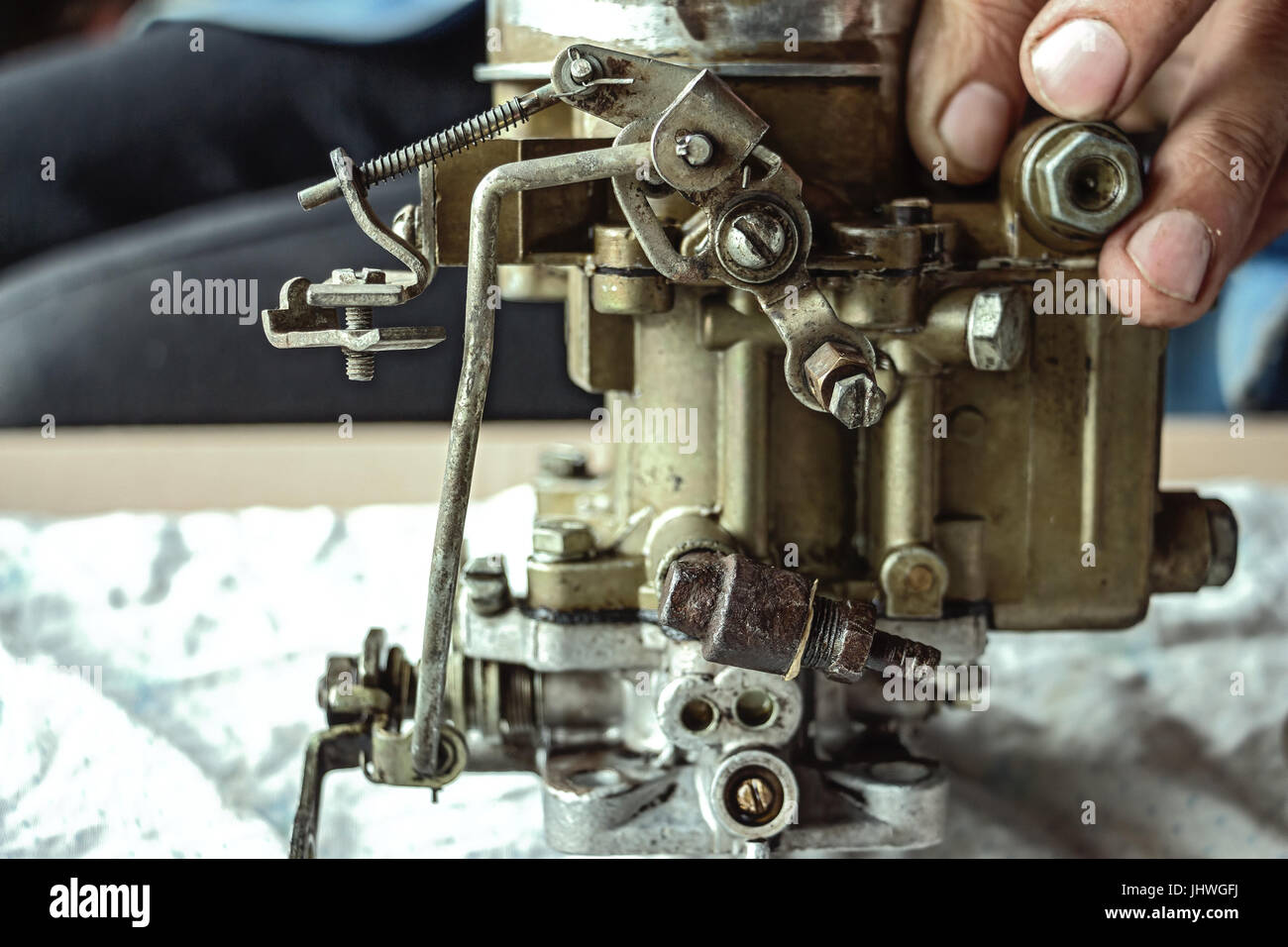 Service carburettor hi-res stock photography and images - Alamy