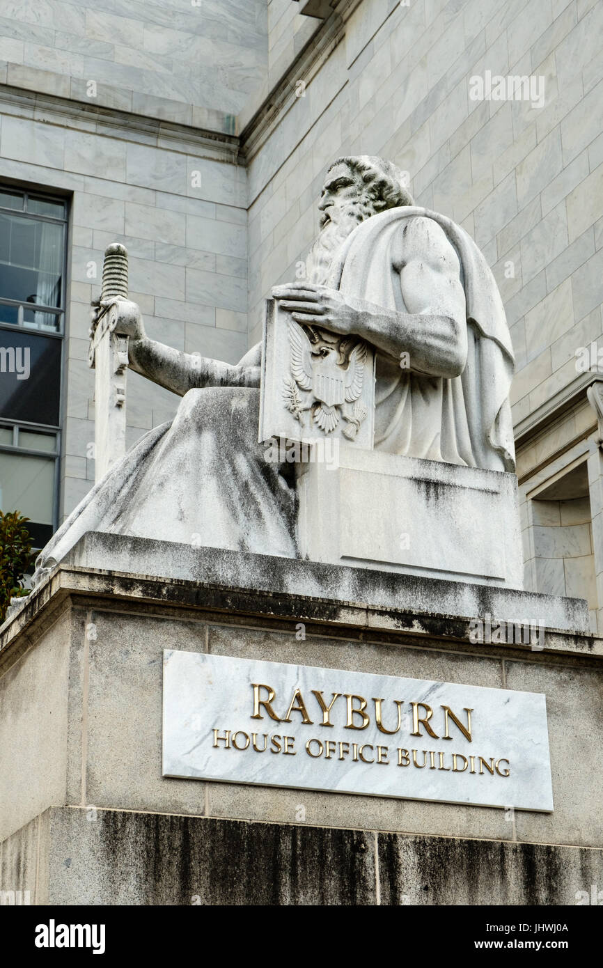 Statue at the rayburn building hi-res stock photography and images - Alamy