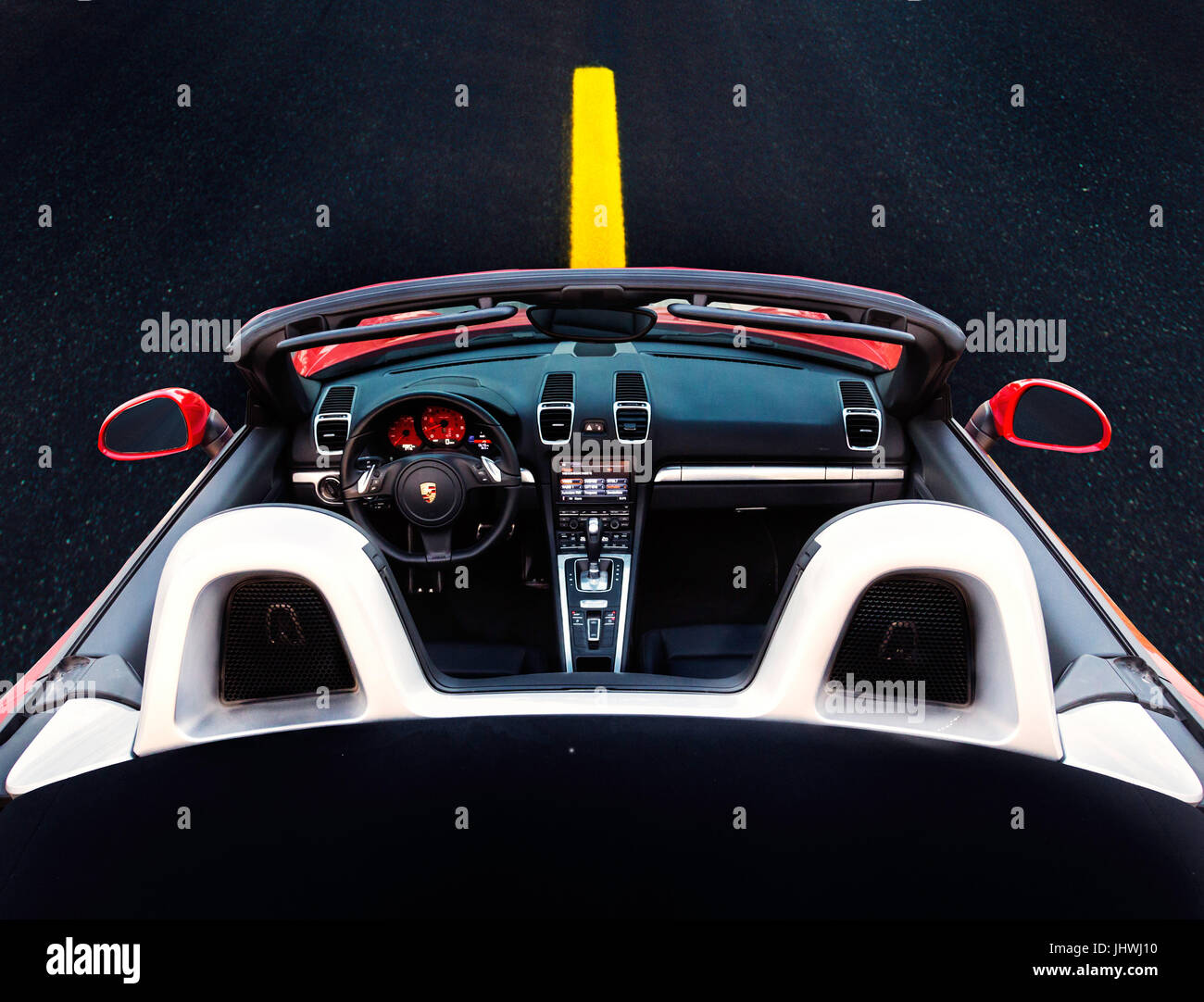 Big red ship hi-res stock photography and images - Alamy