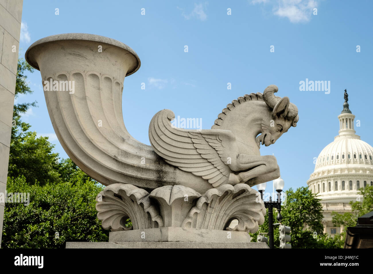 One of the Greek Vases sculpture, Rayburn House Office Building ...