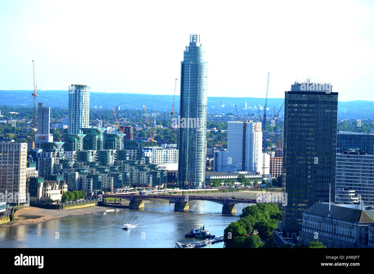 St George Wharf Tower, Vauxhall Tower Stock Photo - Alamy
